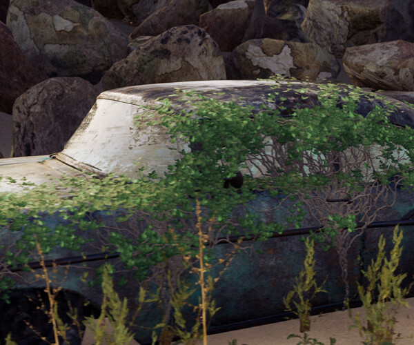 ArtStation - Vintage Car vol 1 for Unreal Engine | Game Assets