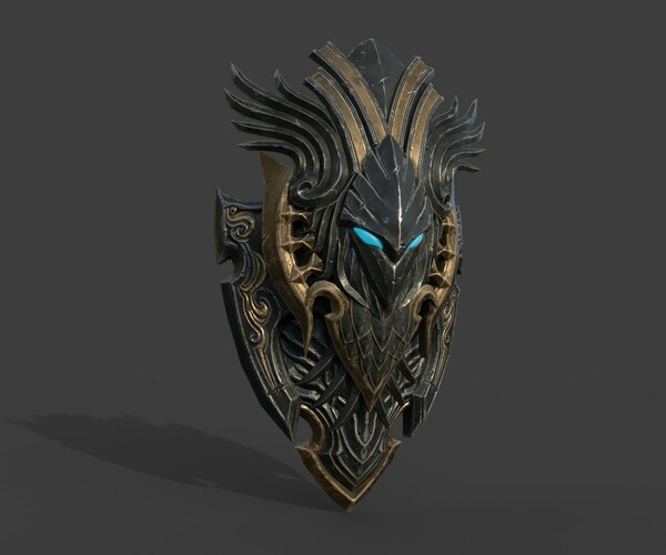 ArtStation - Shield Models 01 and 02 | Game Assets