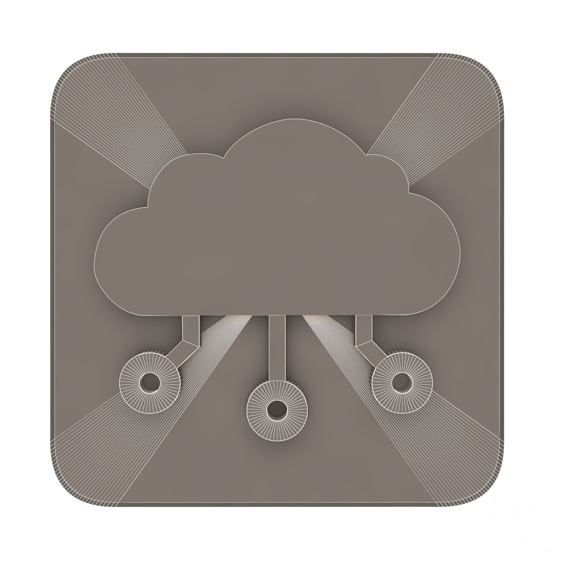 ArtStation - Digital Cloud Icon | Resources