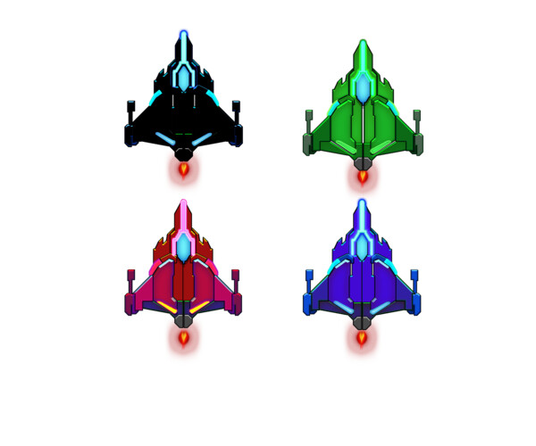 ArtStation - 2d space shooter -Game Assets | Game Assets