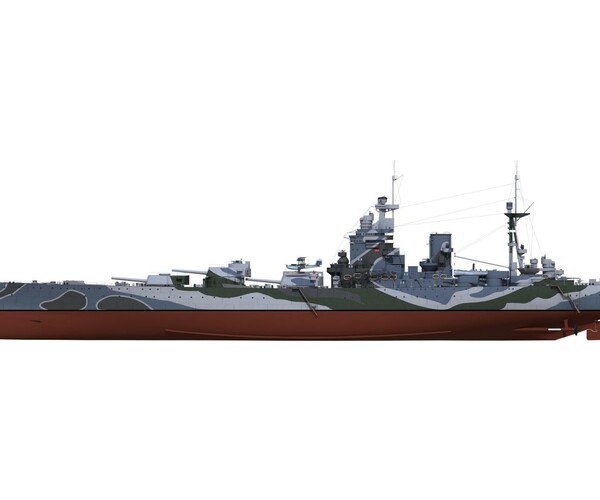 ArtStation - HMS Rodney - port side view | Artworks