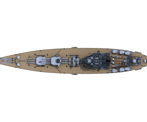 ArtStation - HMS Rodney - top view | Artworks