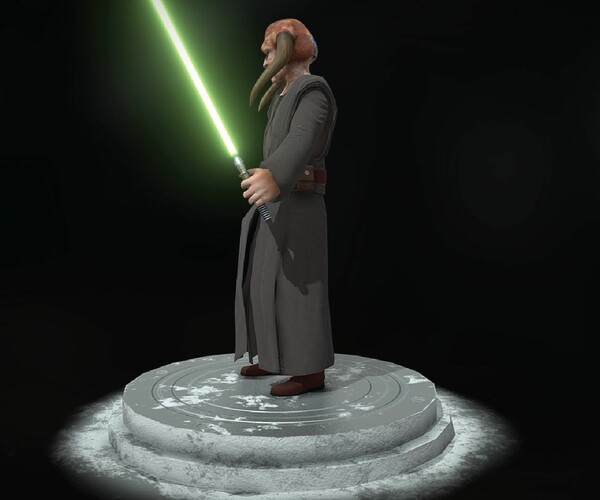 ArtStation - Star Wars Jedi - Saesee Tiin | Game Assets