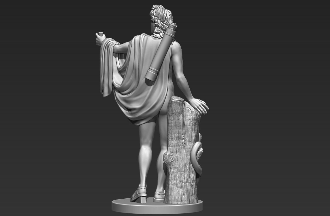 ArtStation - Apollo Greek Statue 3D Print model | Resources