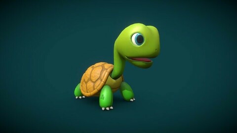 ArtStation - Cartoon Turtle | Game Assets
