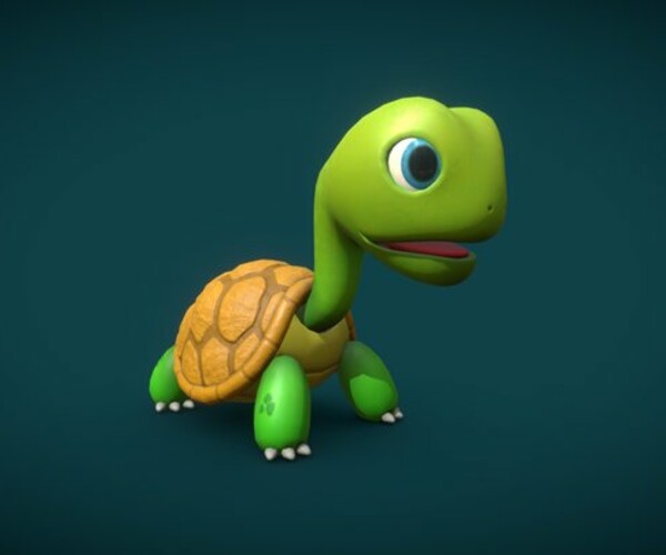 ArtStation - Cartoon Turtle | Game Assets