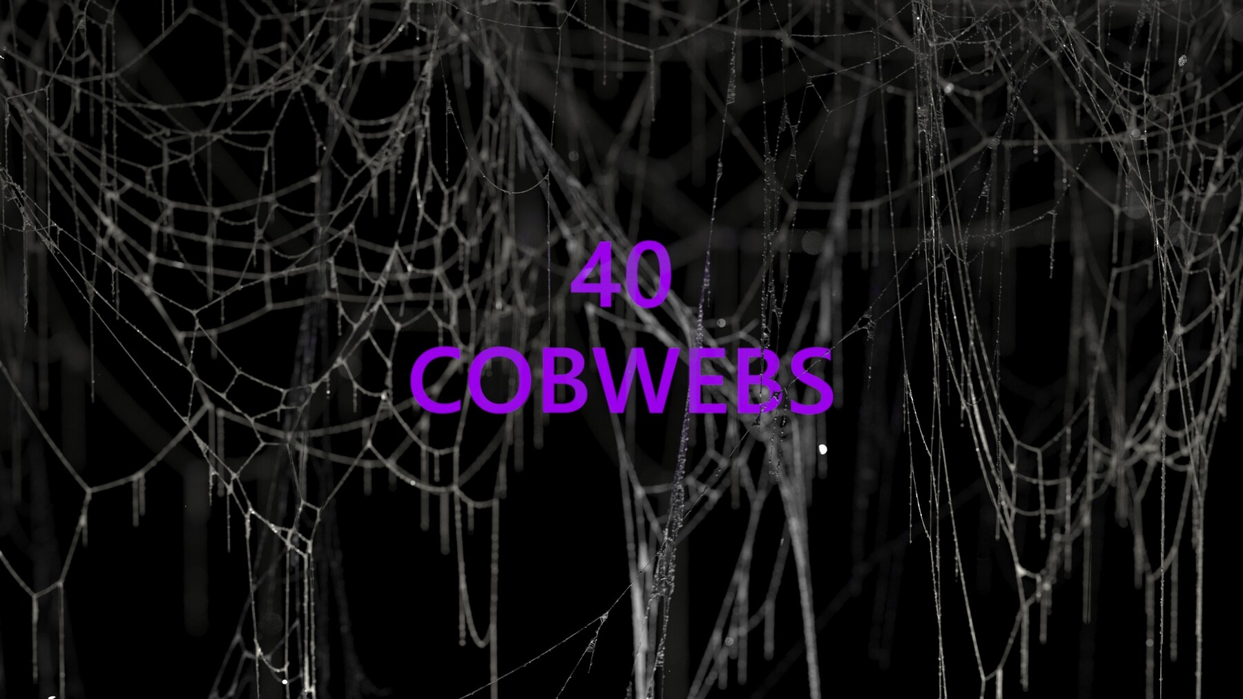 ArtStation - 40 High Detailed Cobwebs | Resources