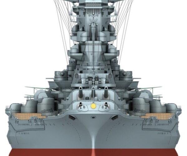 ArtStation - IJN Yamato - front view | Artworks
