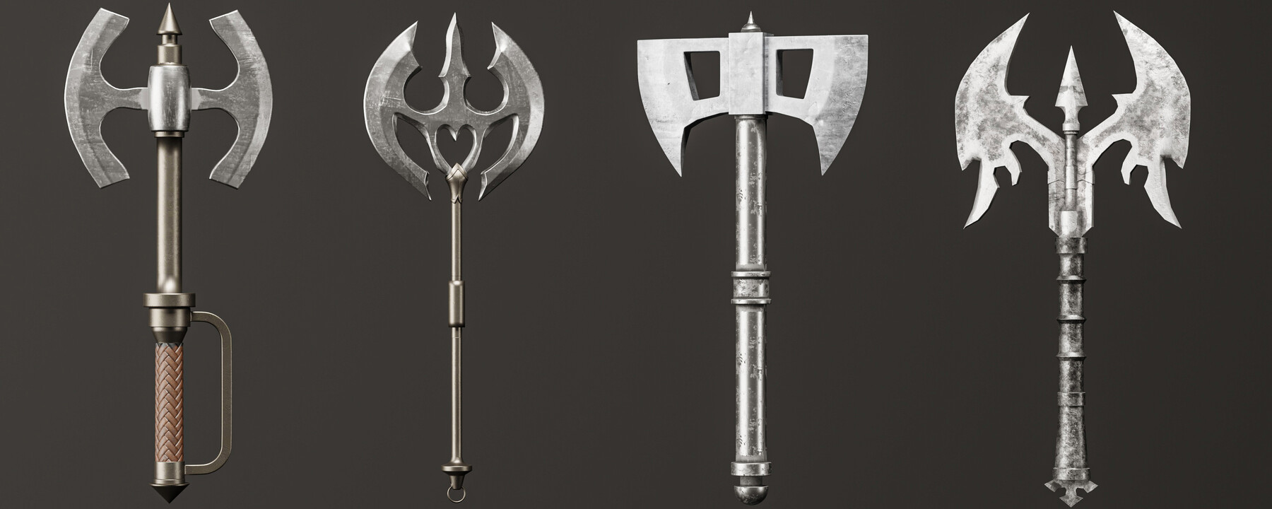 ArtStation - 50 Axe Base Mesh - VOL 03 ( Game Ready ) | Resources