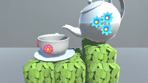 ArtStation - Teapot decoration | Game Assets