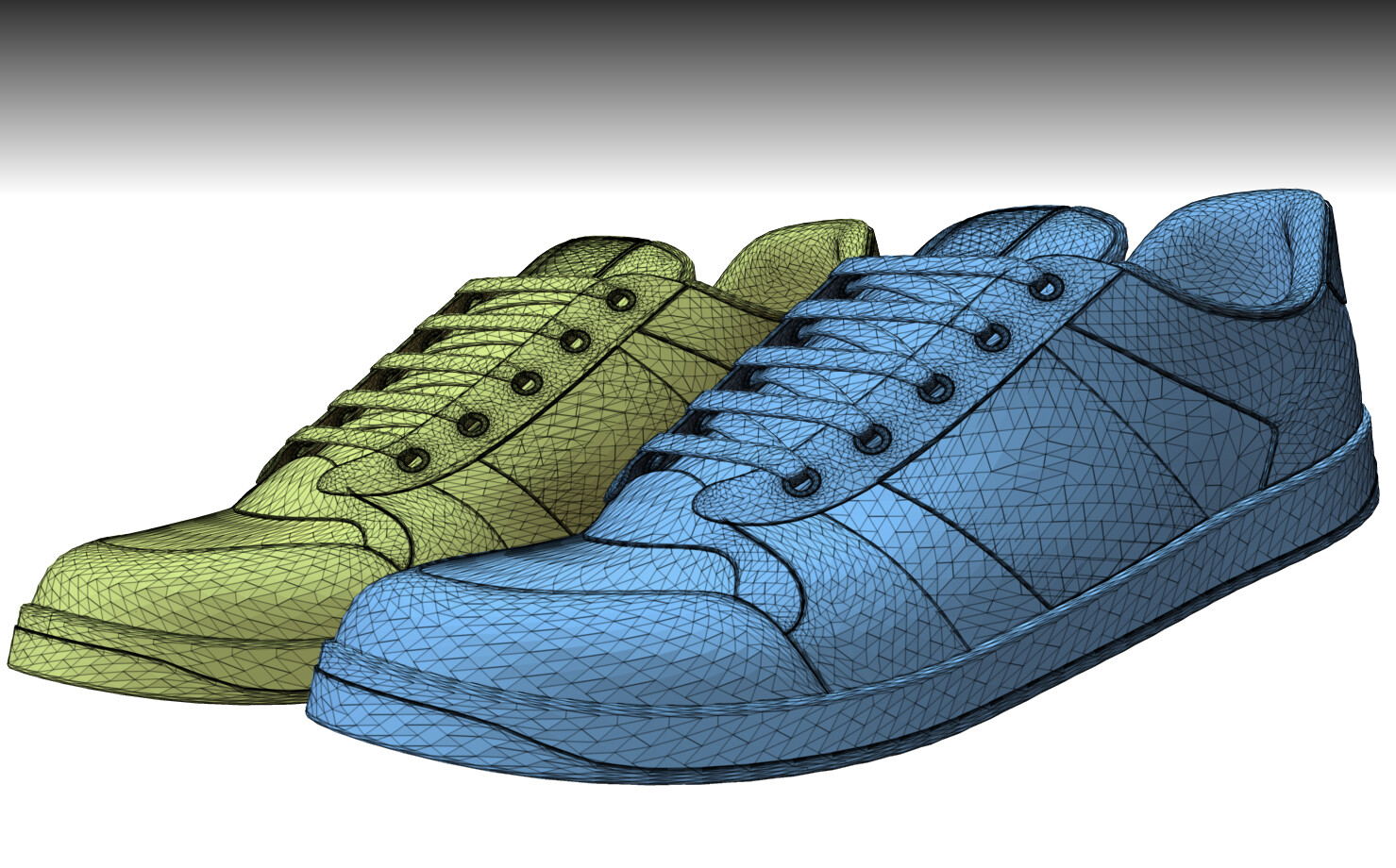 ArtStation - GUCCI SCREENER SHOES low-poly PBR | Game Assets