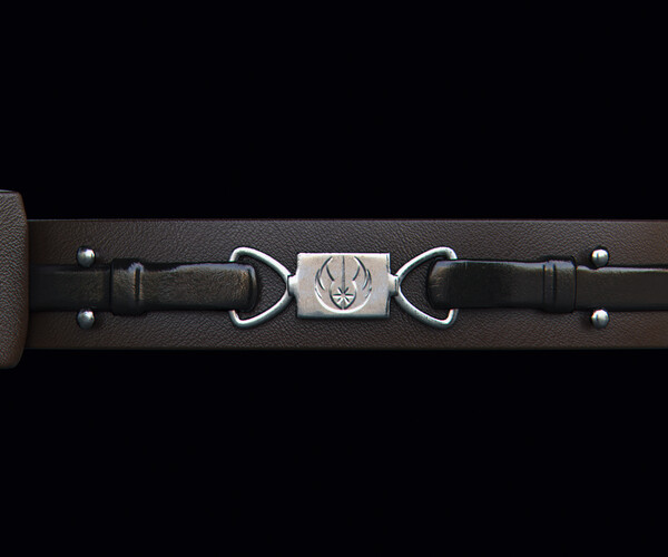 ArtStation - Jedi knight belt - Star Wars | Resources