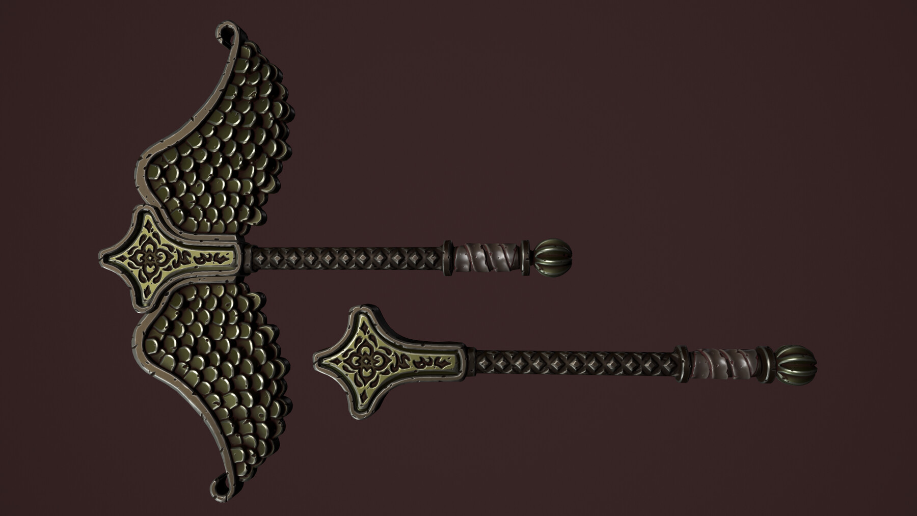 ArtStation - Dark rune weapons collection | Game Assets