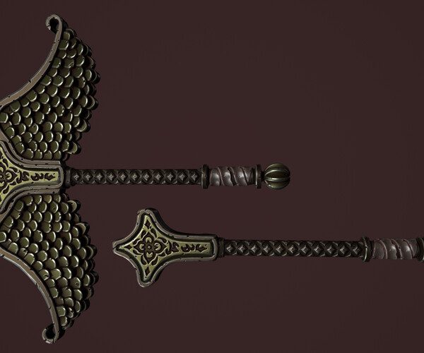 ArtStation - Dark rune weapons collection | Game Assets