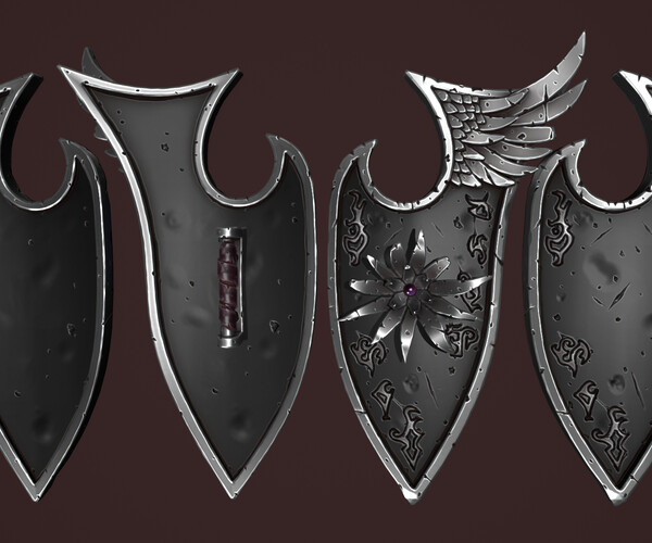 ArtStation - Dark rune weapons collection | Game Assets