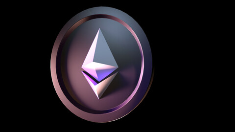 ArtStation - Ethereum ETH crypto Coin 3D model | Resources