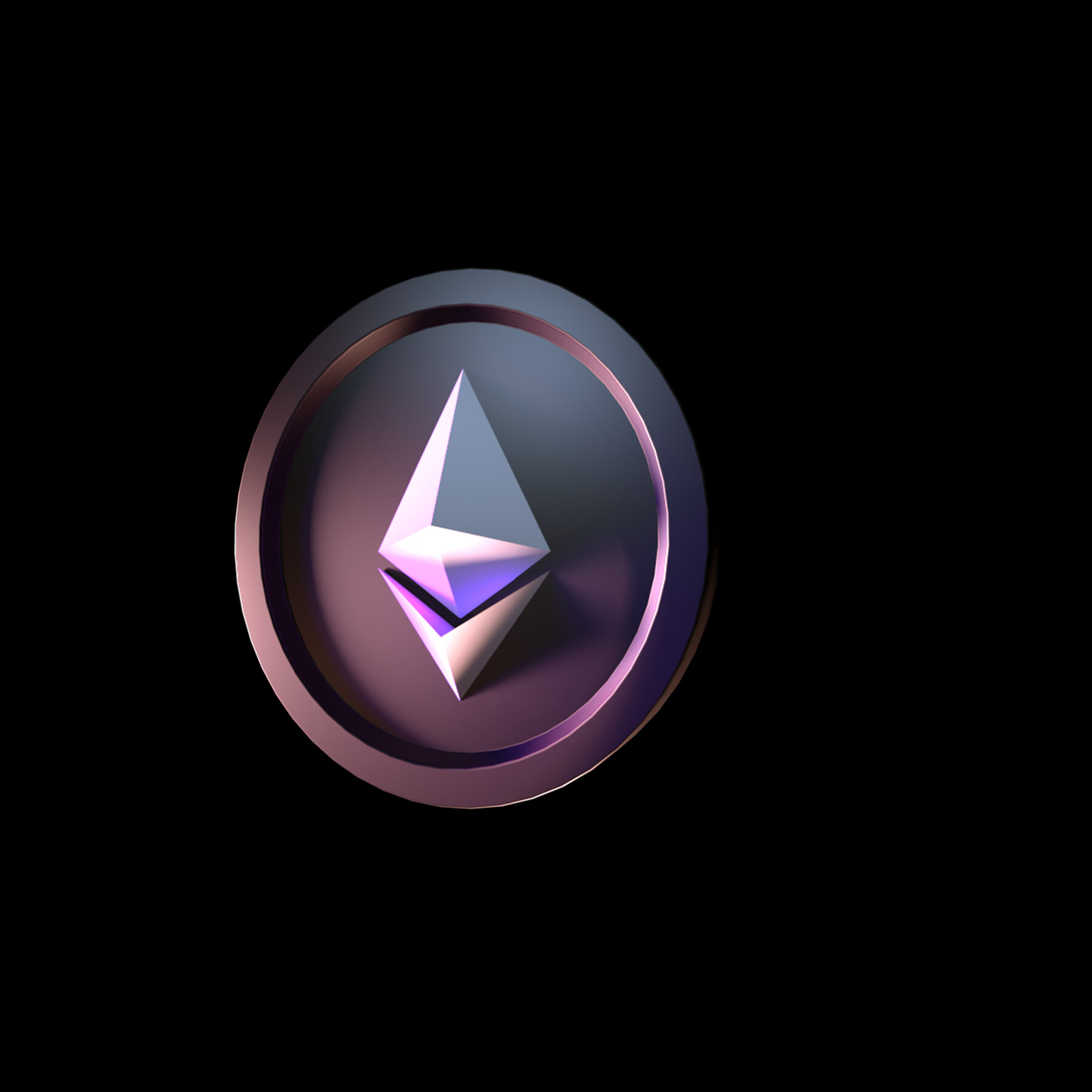 ArtStation - Ethereum ETH crypto Coin 3D model | Resources