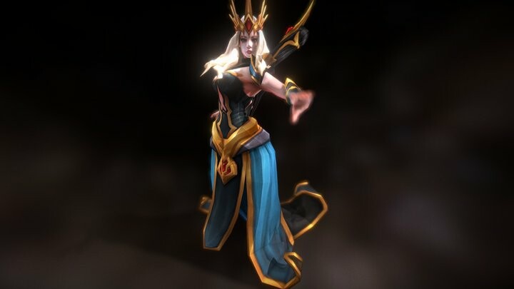 ArtStation - Fantasy Chess RPG Character - Frozen Wind | Game Assets