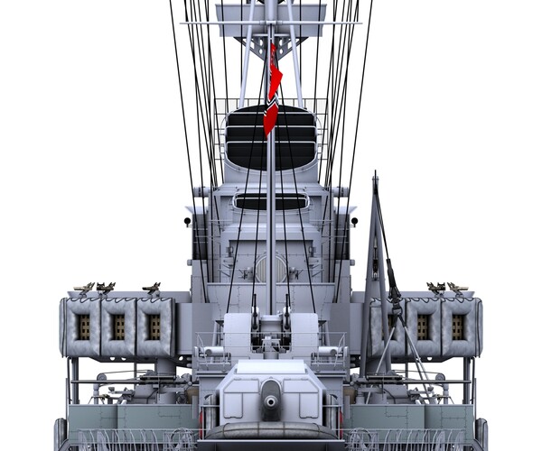 ArtStation - KMS Z37 Narvik - back view | Artworks