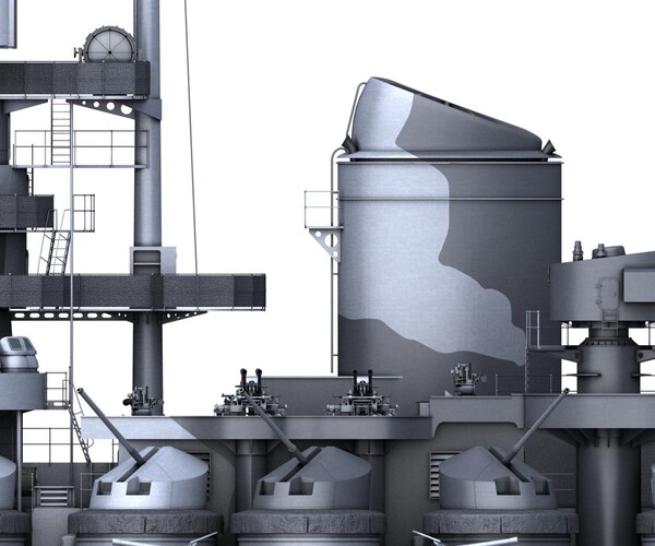 ArtStation - RN Littorio - port side view | Artworks