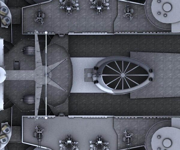 ArtStation - RN Littorio - top view | Artworks