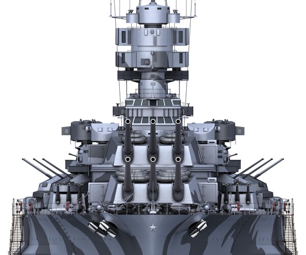 ArtStation - RN Littorio - front view | Artworks