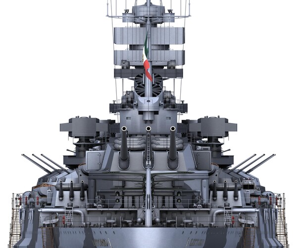 ArtStation - RN Littorio - back view | Artworks