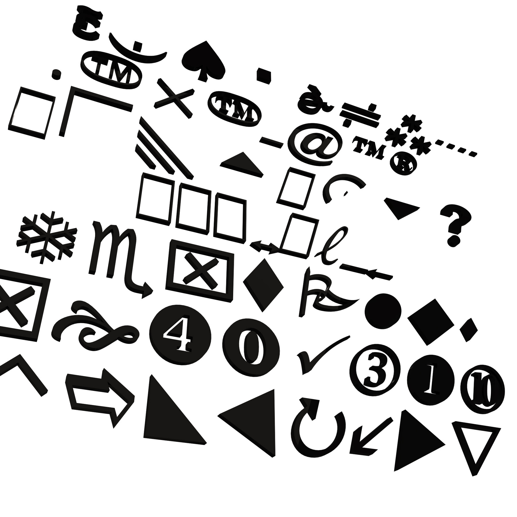 ArtStation - Symbols Pack 01 | Resources