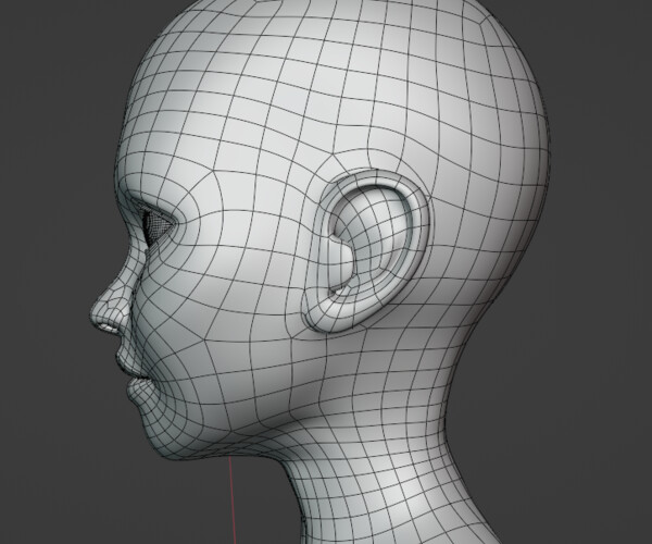 ArtStation - Stylised Female Basemesh (Stylized) | Resources