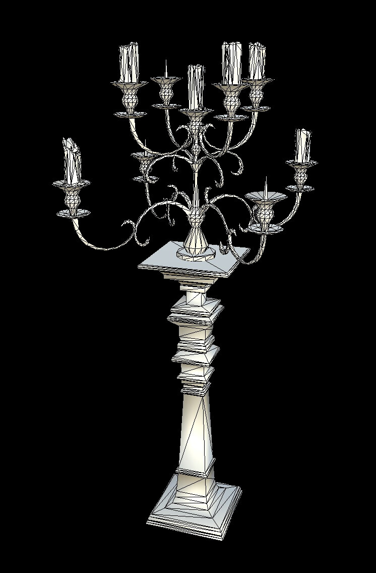 ArtStation - Candelabra | Game Assets