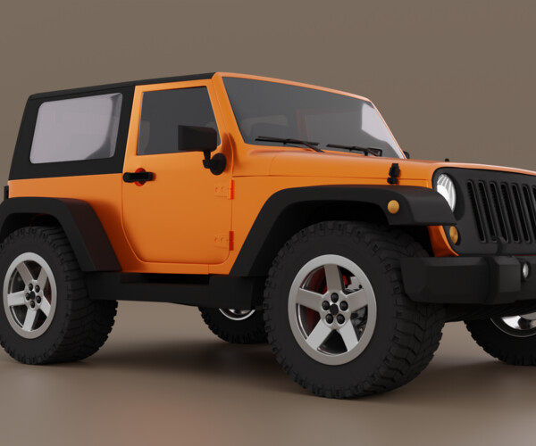 ArtStation - jeep 3D model | Resources
