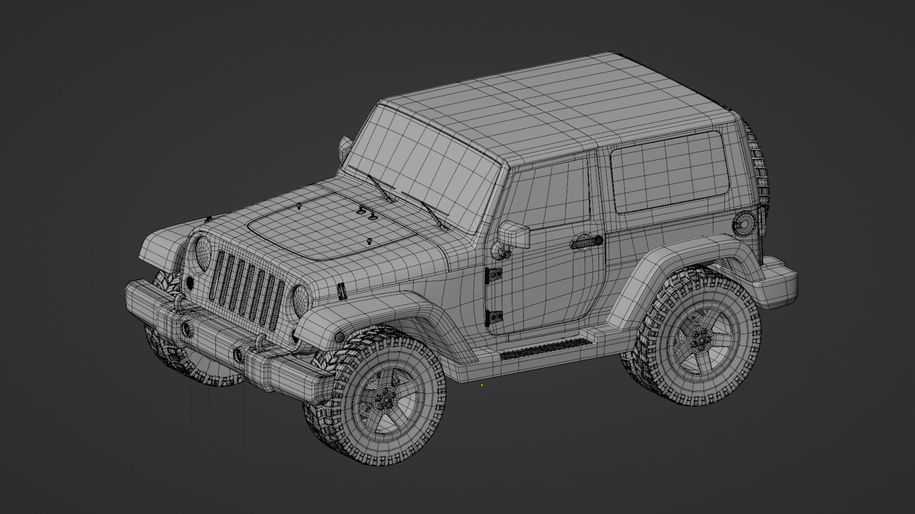 ArtStation - jeep 3D model | Resources