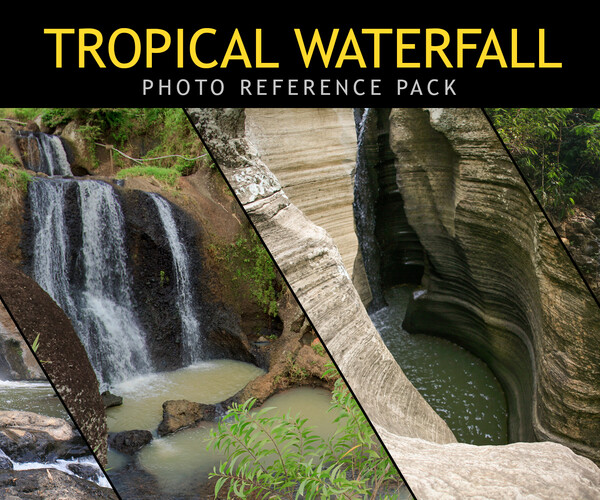 ArtStation - 265+ TROPICAL WATERFALL - Photo Reference Pack | Resources