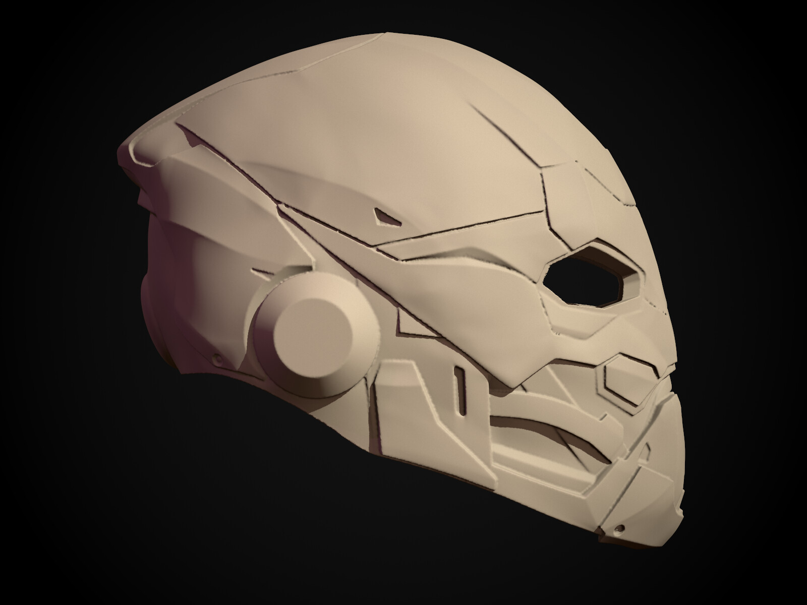 ArtStation - Printable Sci-Fi Helmet 3D print model (STL) | Resources