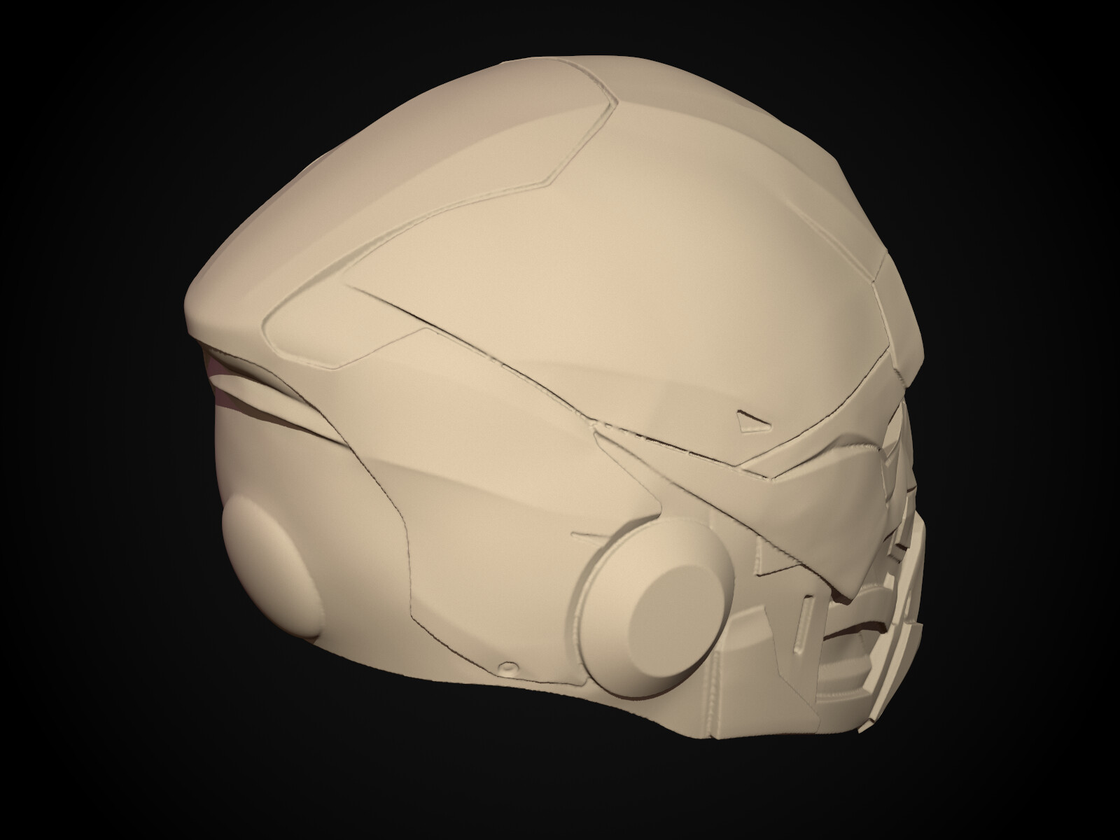 ArtStation - Printable Sci-Fi Helmet 3D print model (STL) | Resources