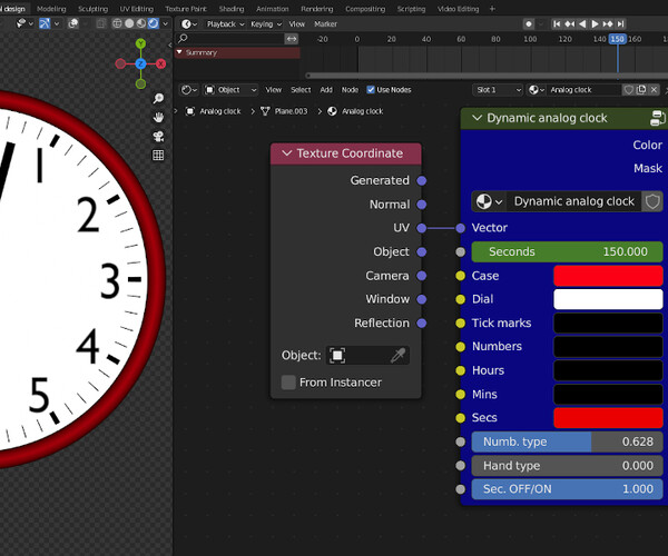 ArtStation - Procedural clocks for Blender | Resources