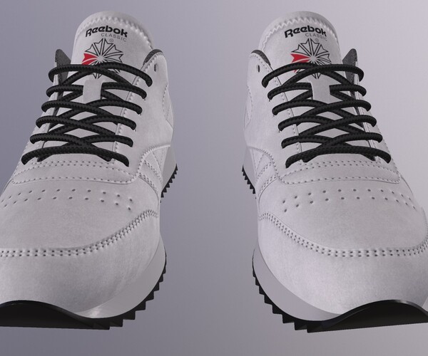 ArtStation - REEBOK CLASSIC SUEDE SHOES low-poly PBR | Game Assets