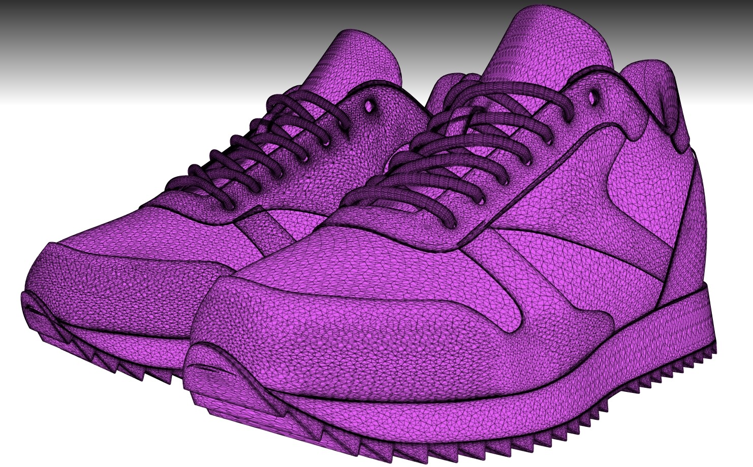 ArtStation - REEBOK CLASSIC SUEDE SHOES low-poly PBR | Game Assets