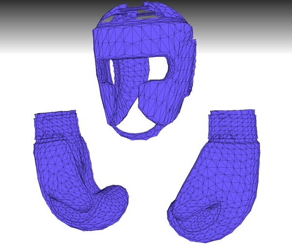 ArtStation - BOXING EQUIPMENT low-poly PBR | Game Assets