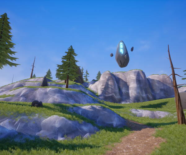 ArtStation - Stylized Pine Environment - Build a Modular Fort | Unreal ...