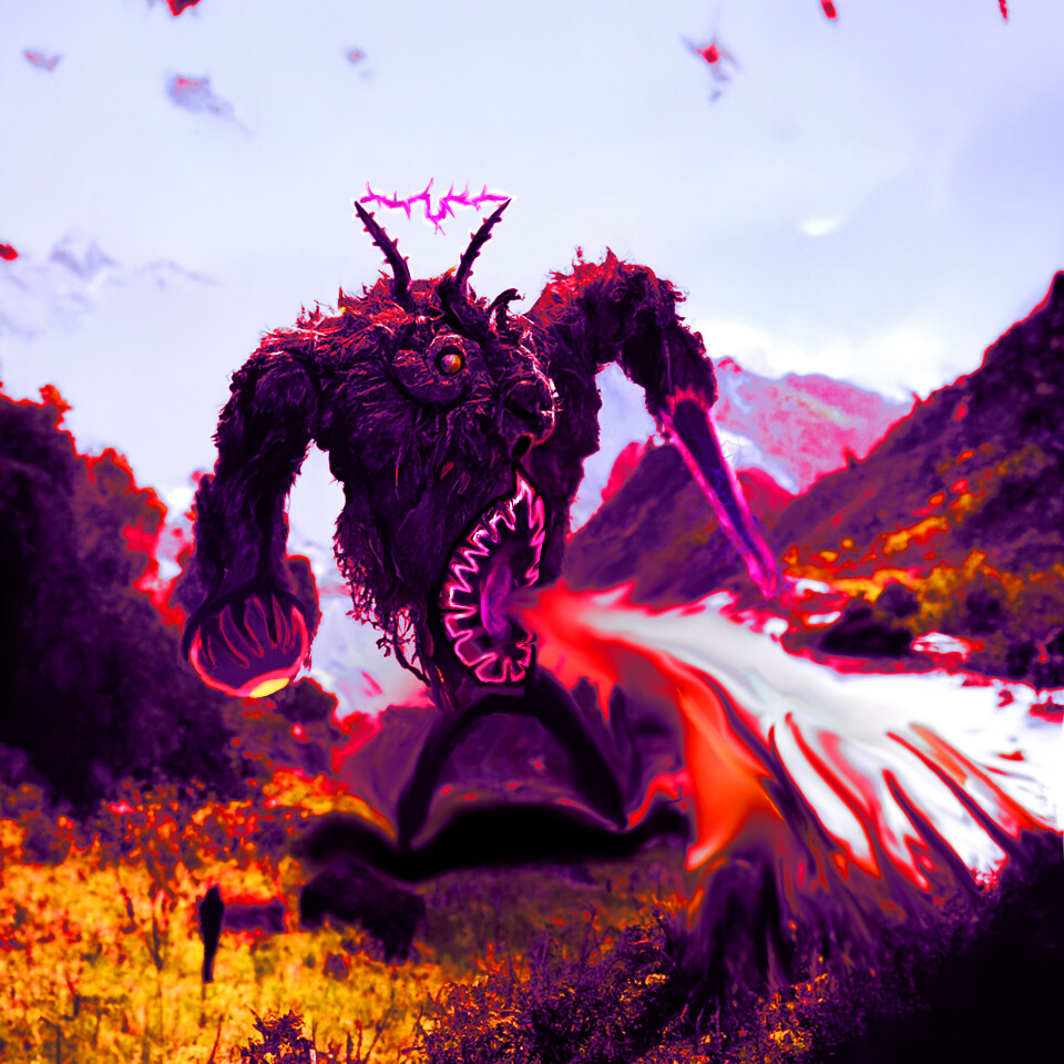 ArtStation - (Bug Zapper) Monster Wrecking havoc | Artworks