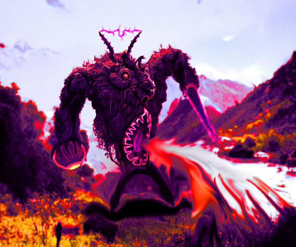 ArtStation - (Bug Zapper) Monster Wrecking havoc | Artworks