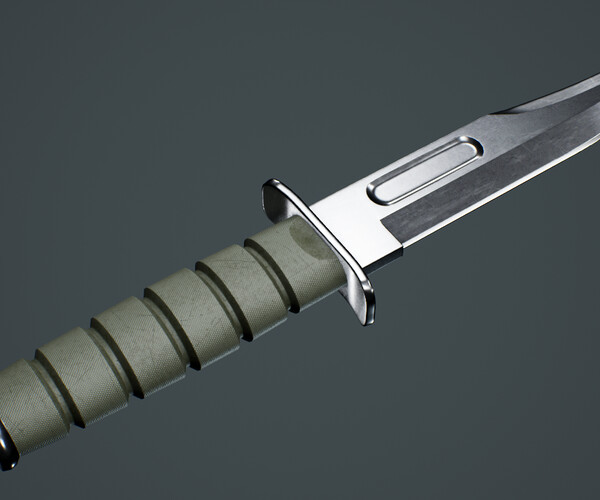 ArtStation - Survival Props Package - Combat Knife | Game Assets