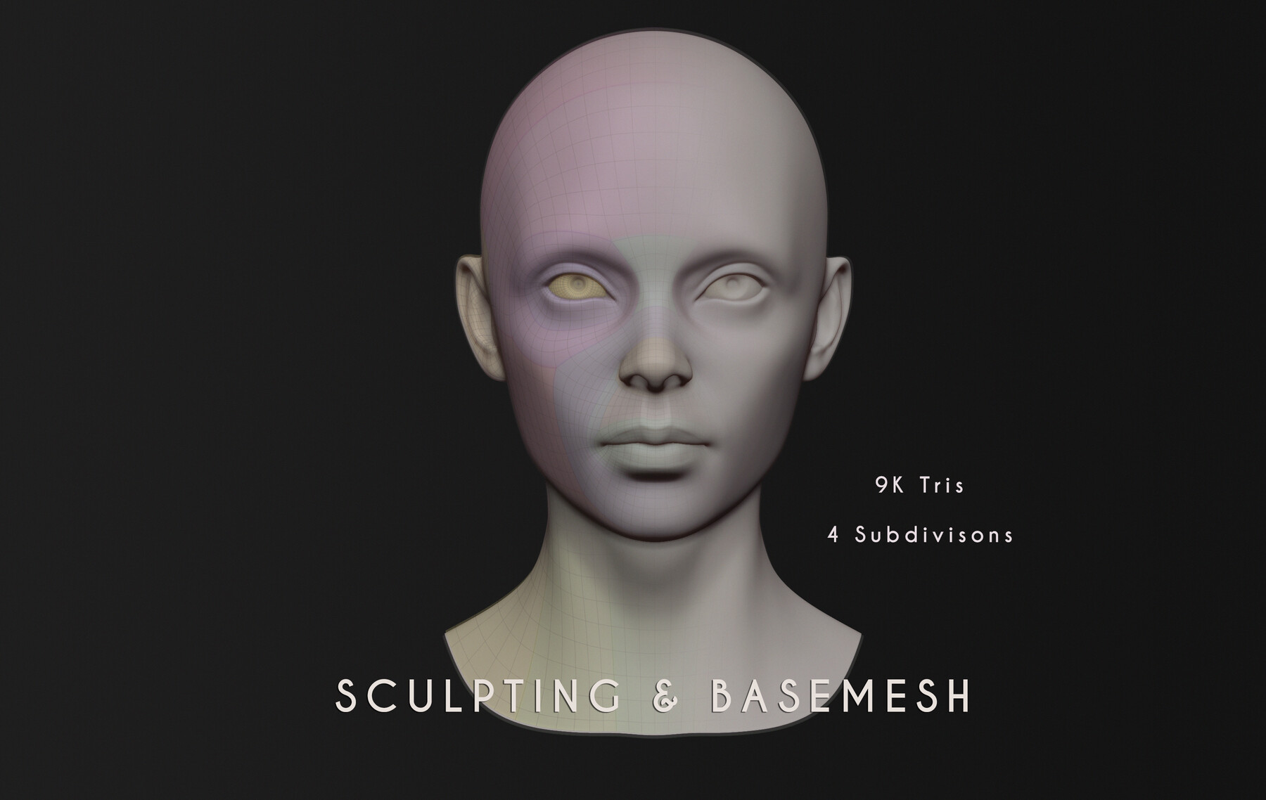 ArtStation - Universal Face Topology - BaseMesh | Resources