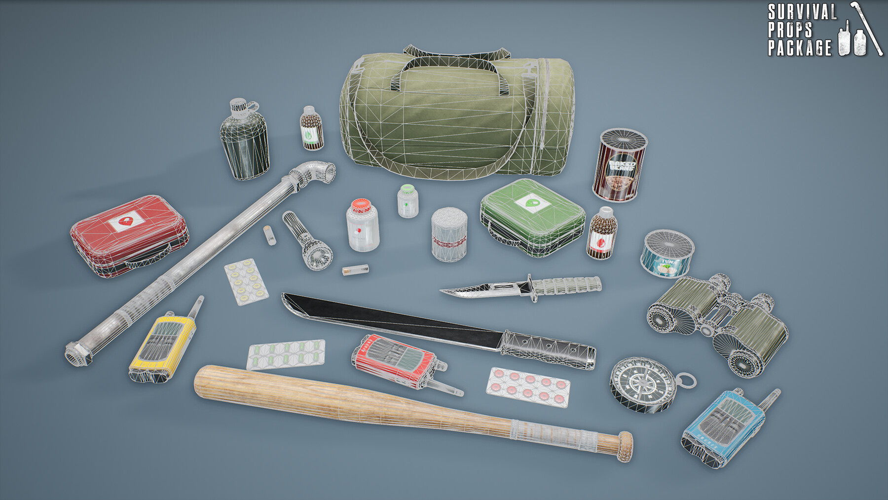 ArtStation - Survival Props Package | Game Assets