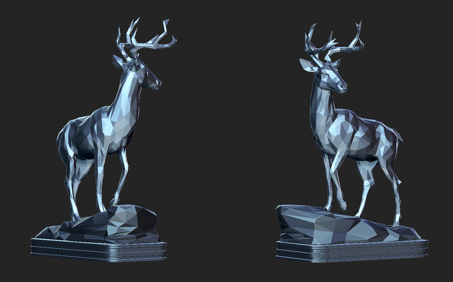 ArtStation - Deer LowPoly | Resources