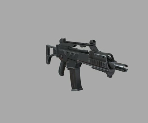 ArtStation - FPS Gun 4K - Rifle 3 | Game Assets
