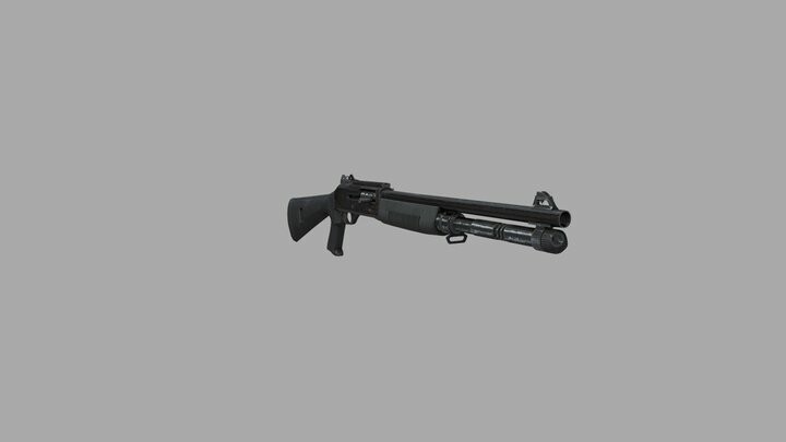 ArtStation - FPS Gun 4K - Shotgun 2 | Game Assets