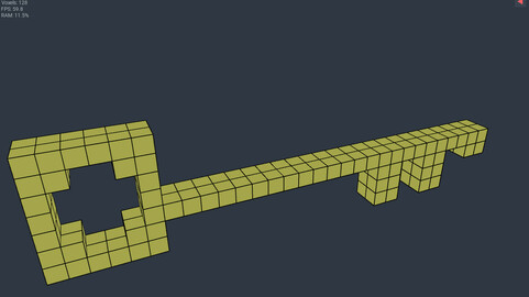 ArtStation - 3D key voxedit | Game Assets