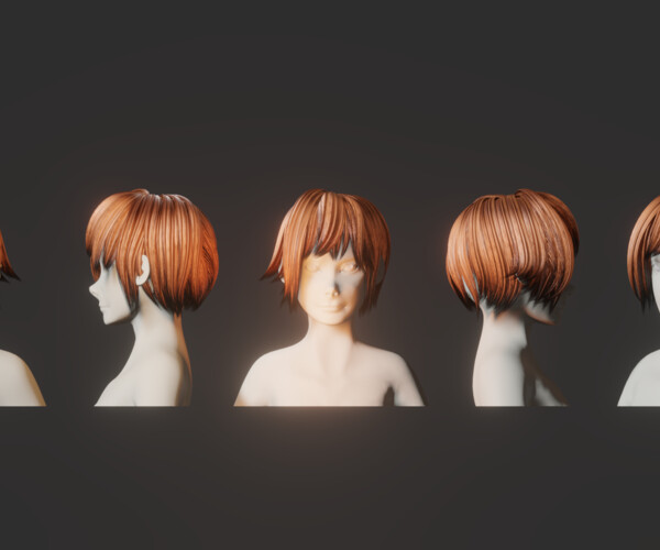 ArtStation - Hair pack 10 models | Resources